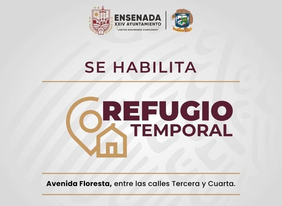 Habilitan refugio temporal en Ensenada | En Contraste News Habilitan refugio temporal en Ensenada | En Contraste News